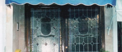 Entrada do alojamento