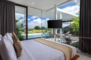 Two Bedroom Panoramic View Villa | Roupa de alta qualidade, minibar, cofre com capacidade para portátil 
