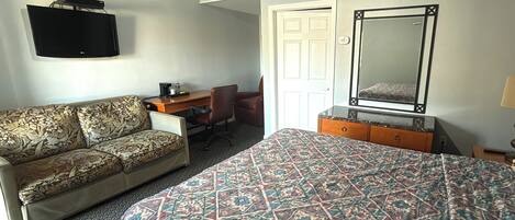 Quarto, 1 cama queen-size, não fumadores | Roupa de alta qualidade, secretária, Wi-fi grátis
