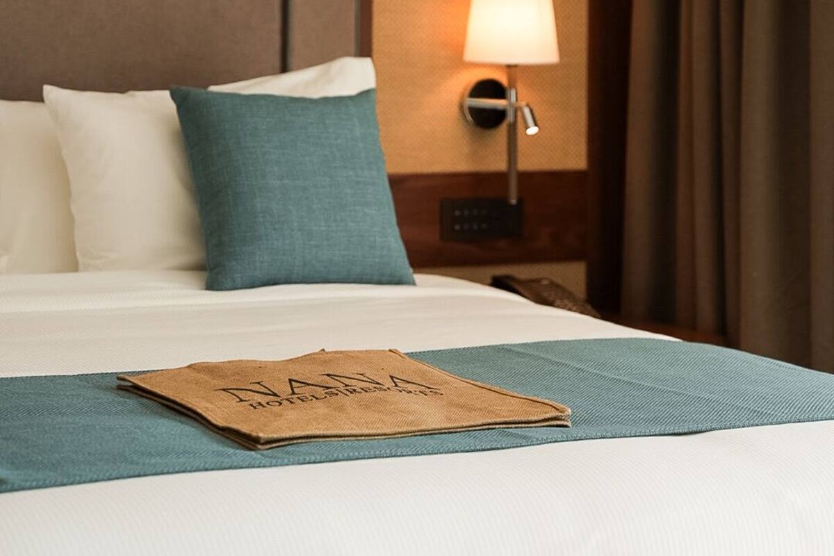 Cofres nos quartos, quartos à prova de som, Wi-Fi de cortesia