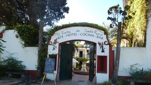 Entrada do alojamento