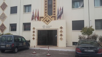 Entrada do alojamento