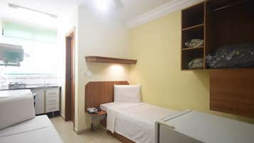 1 quarto, minibar, cofre no quarto, com decoração personalizada