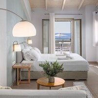 Actaea Sea View Studio | Roupa de alta qualidade, cofre no quarto, secretária 