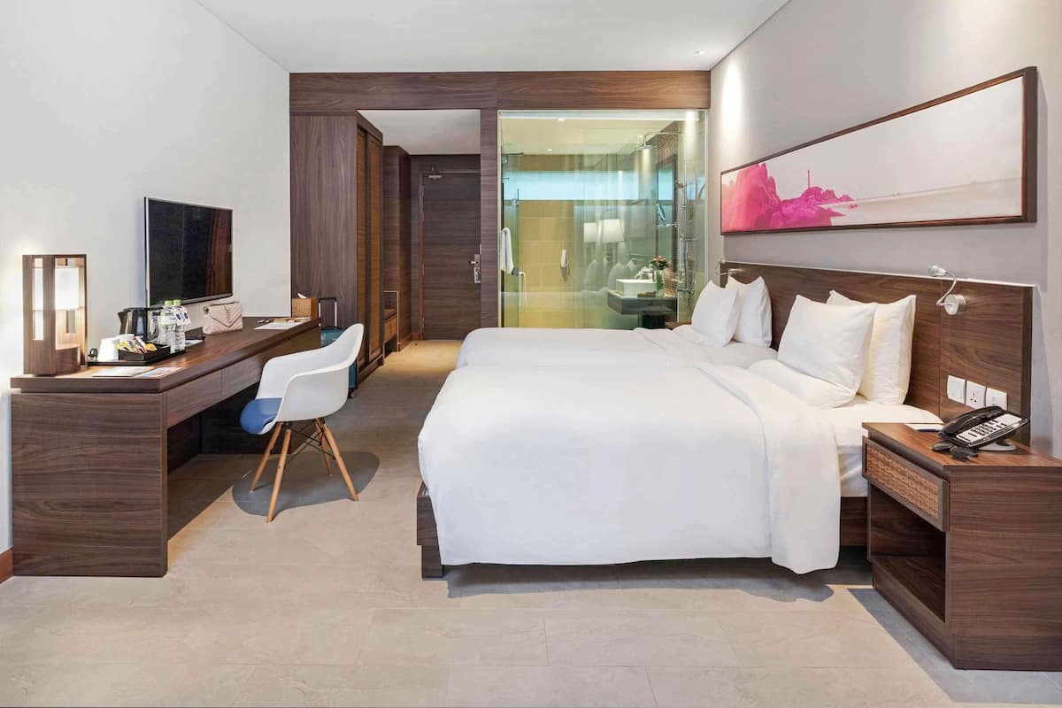 1 quarto, minibar, cofre no quarto, com decoração personalizada