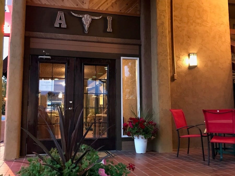 Entrada do alojamento