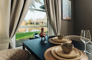 Hotelstudio aan het water | Wi-fi grátis, roupa de cama fornecida
