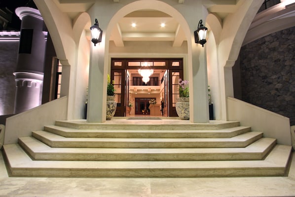 Entrada do alojamento