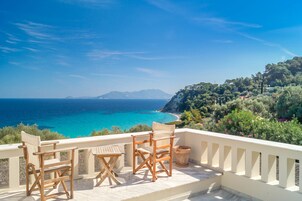 Suíte, vista para o mar | Terraço/pátio