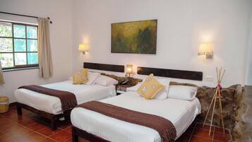 Quarto Twin Superior, 2 camas de casal | 2 quartos, Wi-fi grátis, roupa de cama fornecida