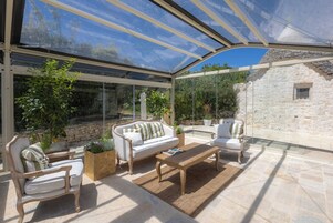 Suíte superior, 1 quarto (Trullo) | Terraço/pátio