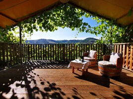 Bungalow Familiar (5 Prs) | Terraço/pátio interior