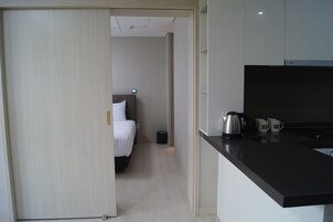 Suite | Cofre no quarto, secretária, quartos insonorizados, Wi-fi grátis 