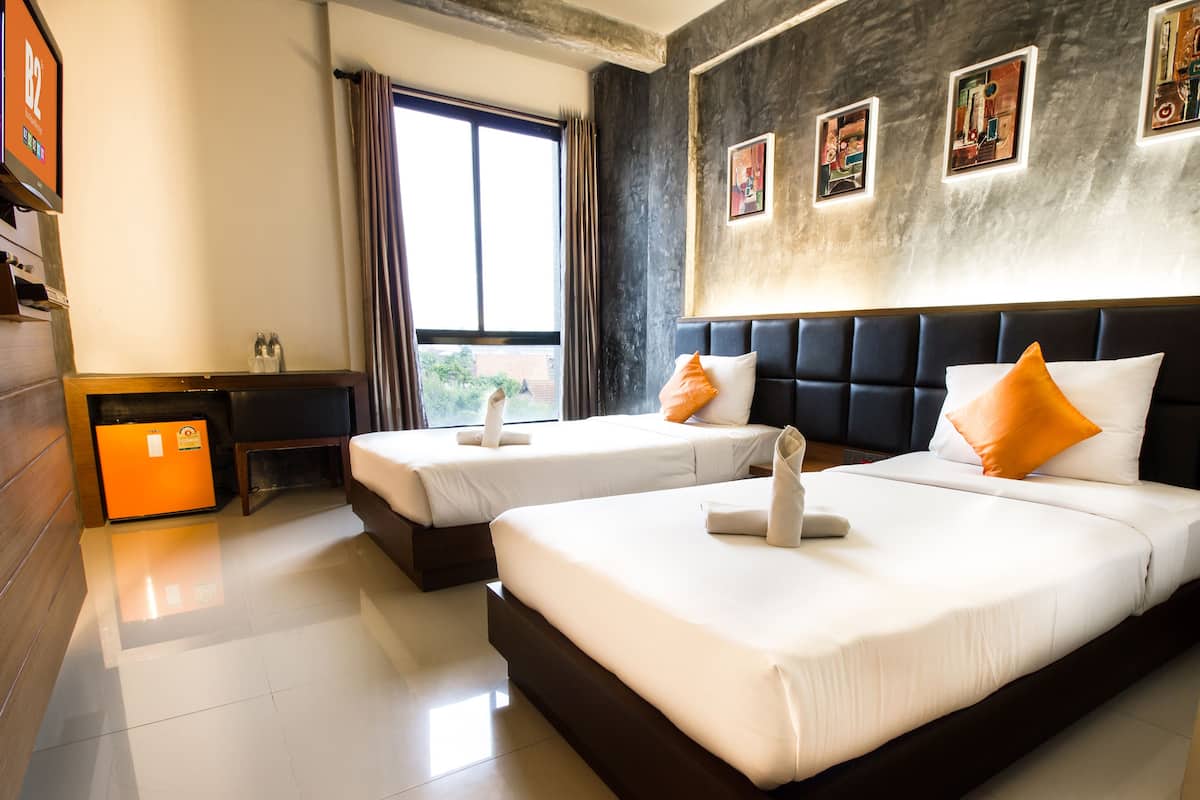Cortinas blackout, Wi-Fi de cortesia, roupa de cama