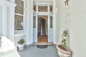 Entrada do alojamento