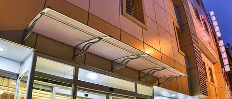 Entrada do alojamento