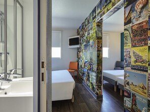 Quarto Familiar, várias camas, casa de banho privativa (Cabrio) | Cortinas/cortinados opacos, quartos insonorizados 