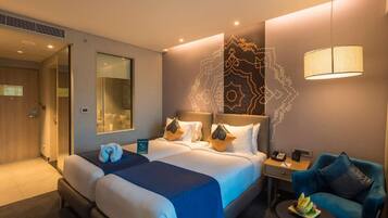 Quarto duplo luxo | Roupas de cama premium