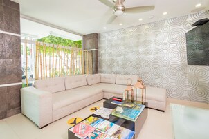 Sala de estar do lobby