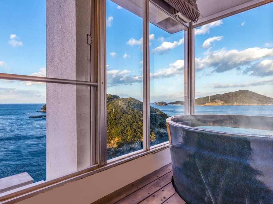 Quarto Standard, não fumadores (Japanese Style, With Fine-view Bath) | Cofre no quarto, secretária, Wi-fi grátis