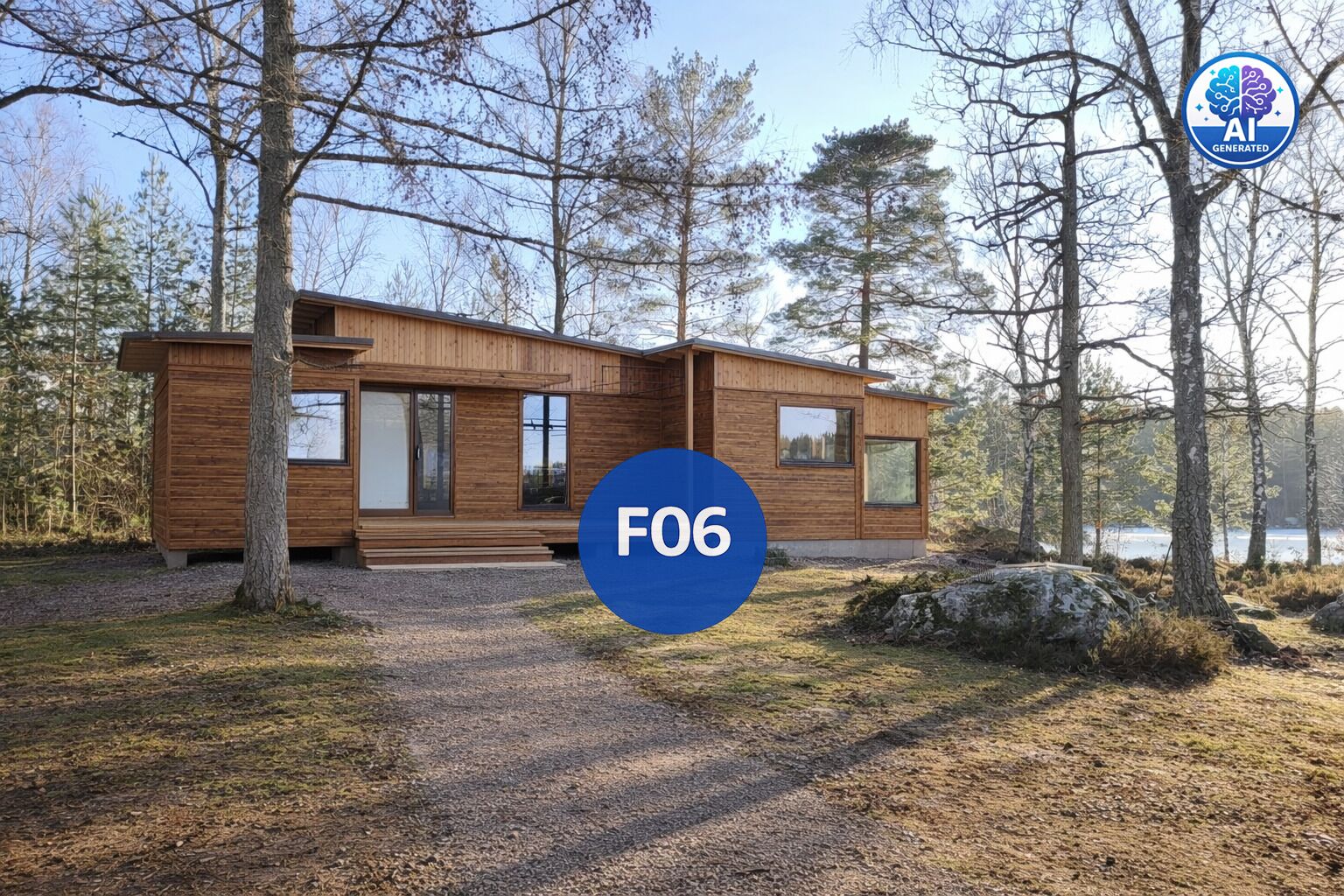 Casa de Campo Premium, 1 quarto, vista para o lago, junto ao lago | Roupa de cama fornecida 