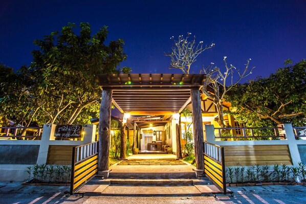 Entrada do alojamento