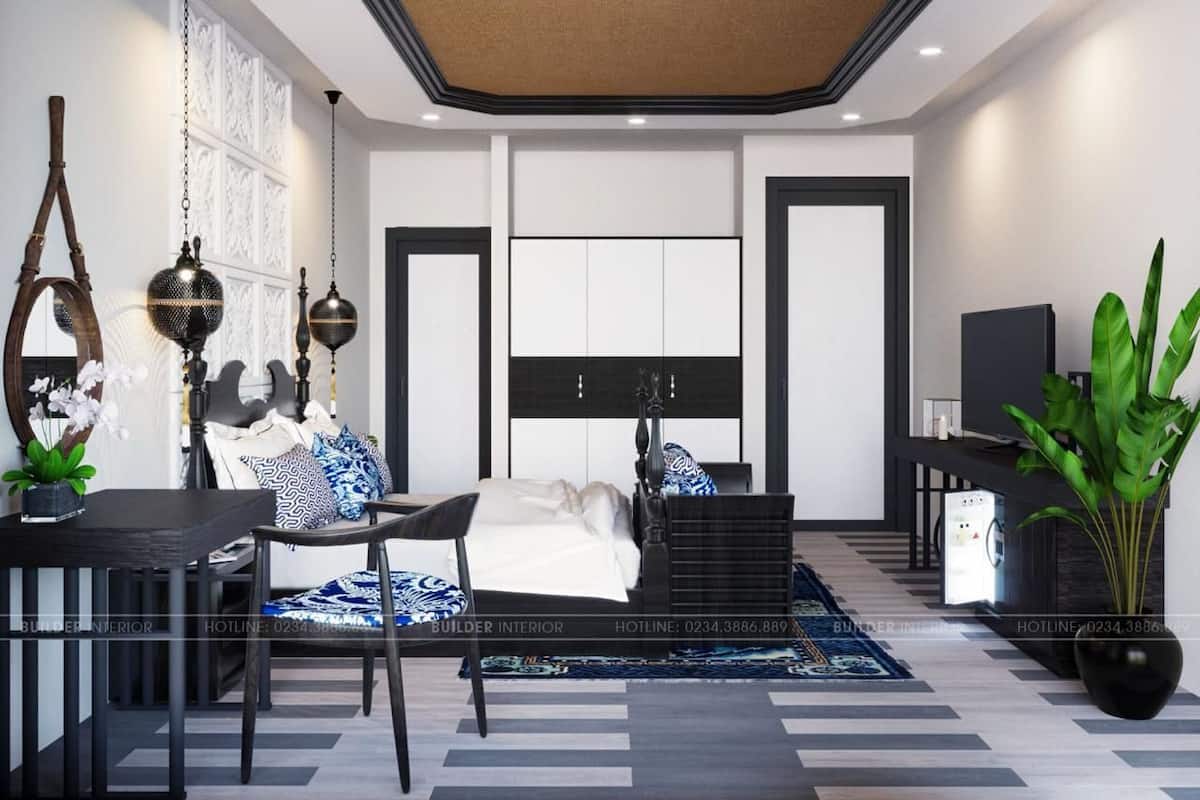 Frigobar (abastecido com itens grátis), cofres nos quartos, escrivaninha