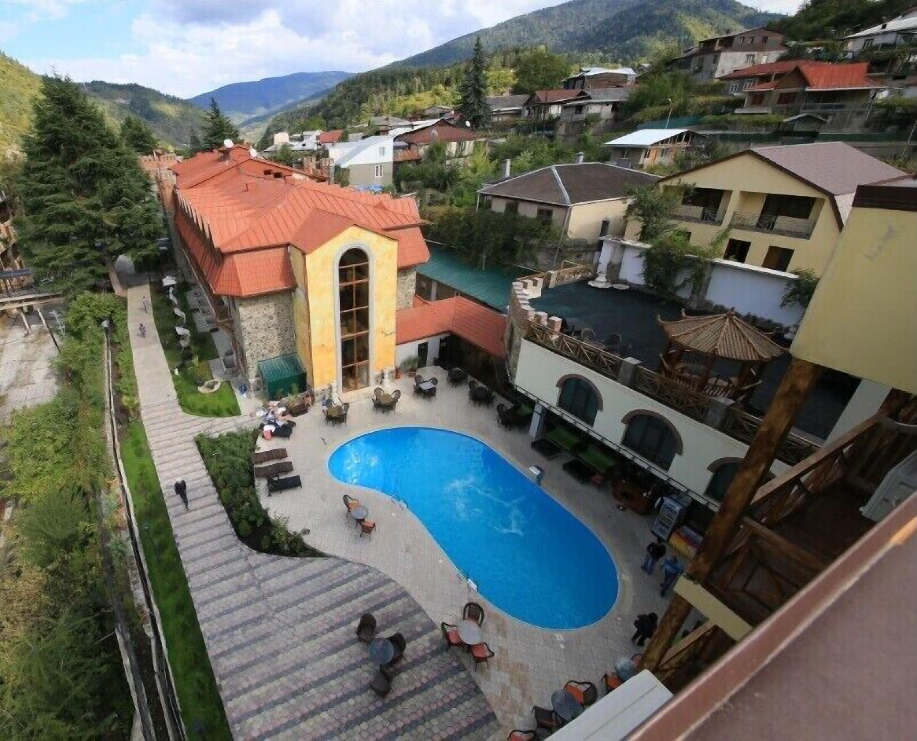 Entrada do alojamento