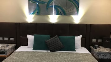 Suíte standard, 1 cama King | 1 quarto, roupas de cama premium, quartos à prova de som