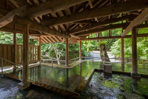 Piscina interior, piscina exterior 