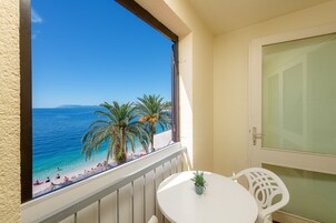 Quarto Duplo ou Twin, varanda, vista para o mar | Vista do quarto