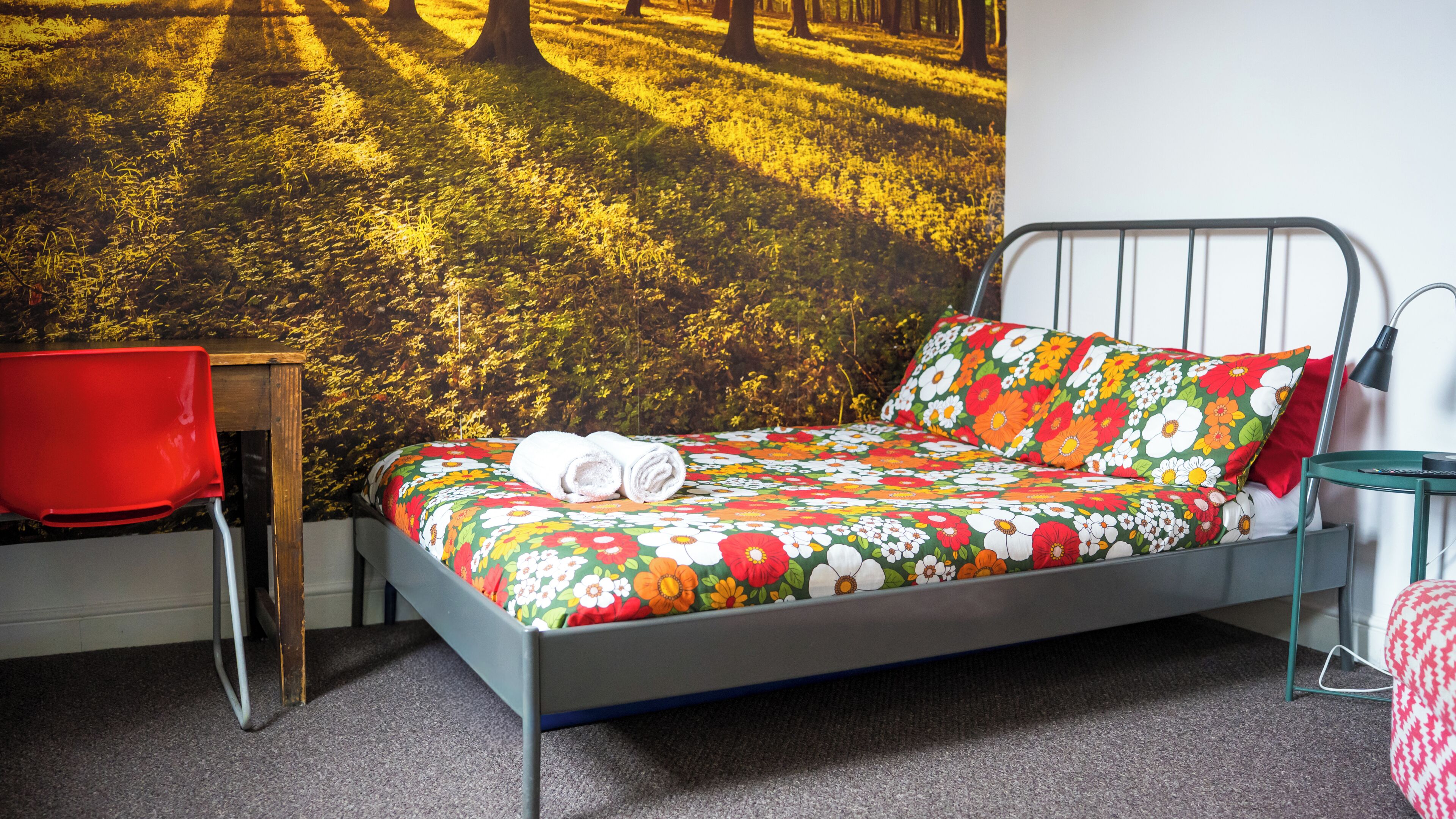 Quarto Duplo Comfort | Cortinas/cortinados opacos, roupa de cama fornecida 