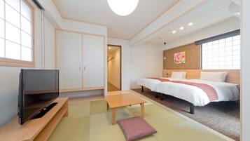 Quarto duplo luxo (with Tatami Area) | Cofres nos quartos, cortinas blackout, quartos à prova de som