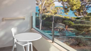 Quarto Duplo, vista para o mar | Varanda