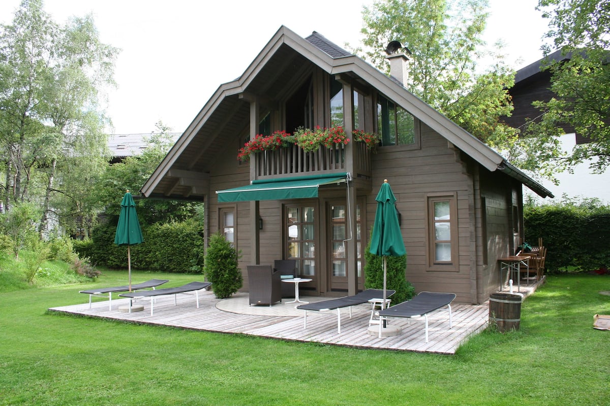 Chalé, 1 quarto, varanda, junto ao jardim | Exterior