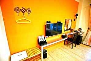 Quarto Duplo, varanda, vista para o mar | Quartos insonorizados, berços/camas para crianças, camas desdobráveis 