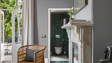 Quarto Duplo Superior | 1 quarto, roupa de alta qualidade, minibar