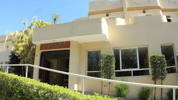 Entrada do alojamento