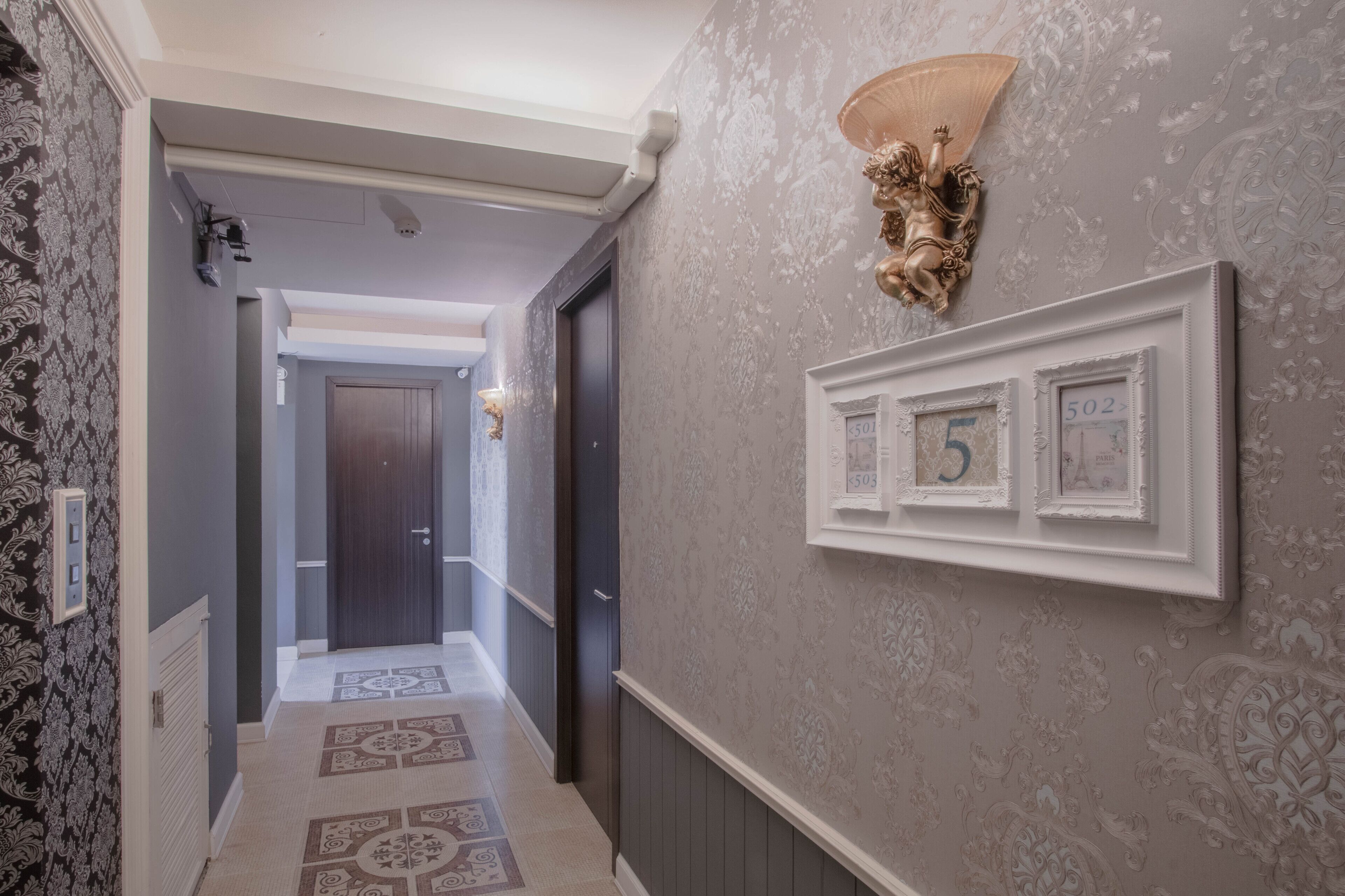 Entrada do alojamento