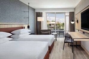 Quarto luxo, 2 camas de solteiro, vista para o mar | Vista do quarto