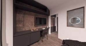 Quarto Individual | Cofre no quarto, cortinas/cortinados opacos, Wi-fi grátis 
