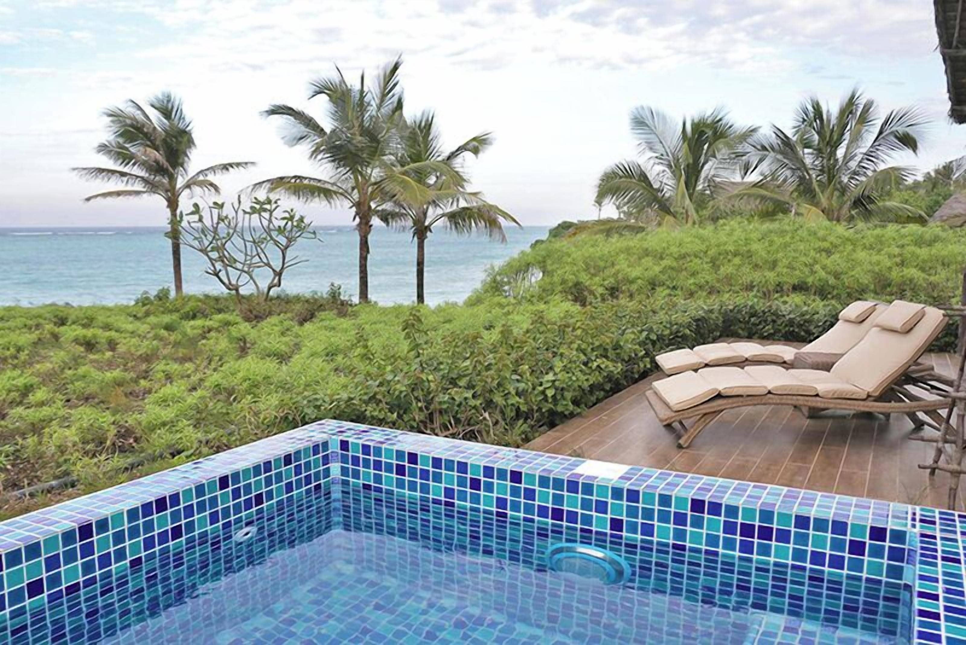 Vila tradicional, vista para o oceano | 1 quarto, roupas de cama premium, frigobar, cofres nos quartos