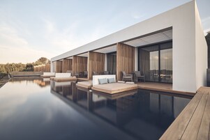 Suite Júnior (Swim up with Sun Deck) | Terraço/pátio interior