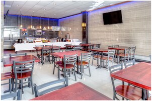 Área de estar no saguão