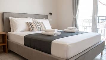 Quarto Duplo, varanda, vista para a montanha | Roupa de alta qualidade, quartos insonorizados, ferro/tábua de engomar