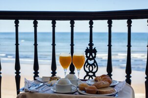 Quarto casal, vista para o mar | Vista para praia/oceano