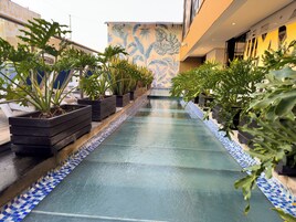 Terraço no piso superior