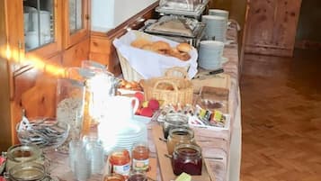 Jantares servidos, cozinha regional
