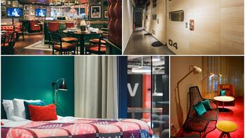 4 restaurantes, com serviço de almoço e jantar; culinária americana