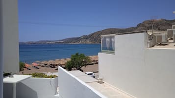 Quarto Quádruplo, vista para o mar | Vista da varanda